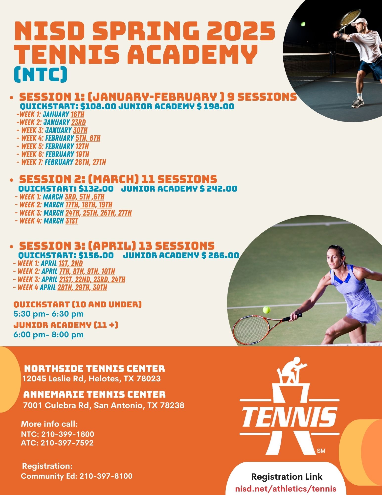 Tennis programs | Northside Independent School District