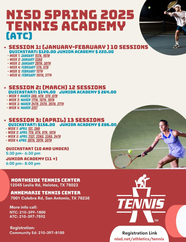 Tennis programs | Northside Independent School District