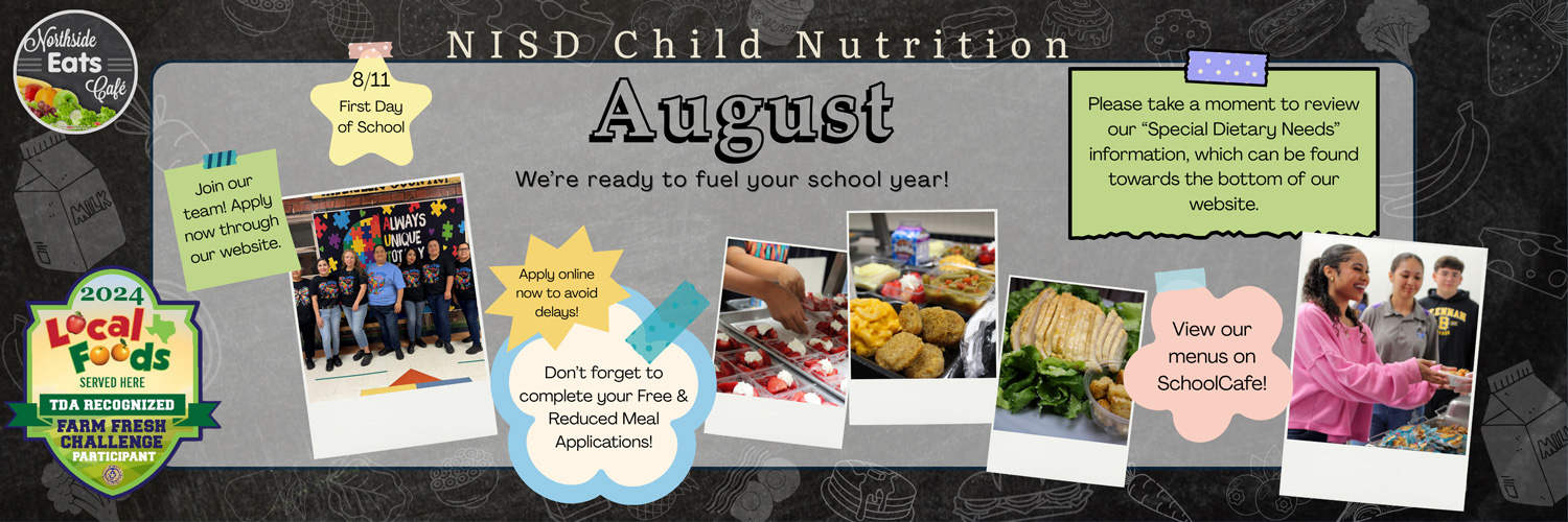 Menus | Northside Independent School District
