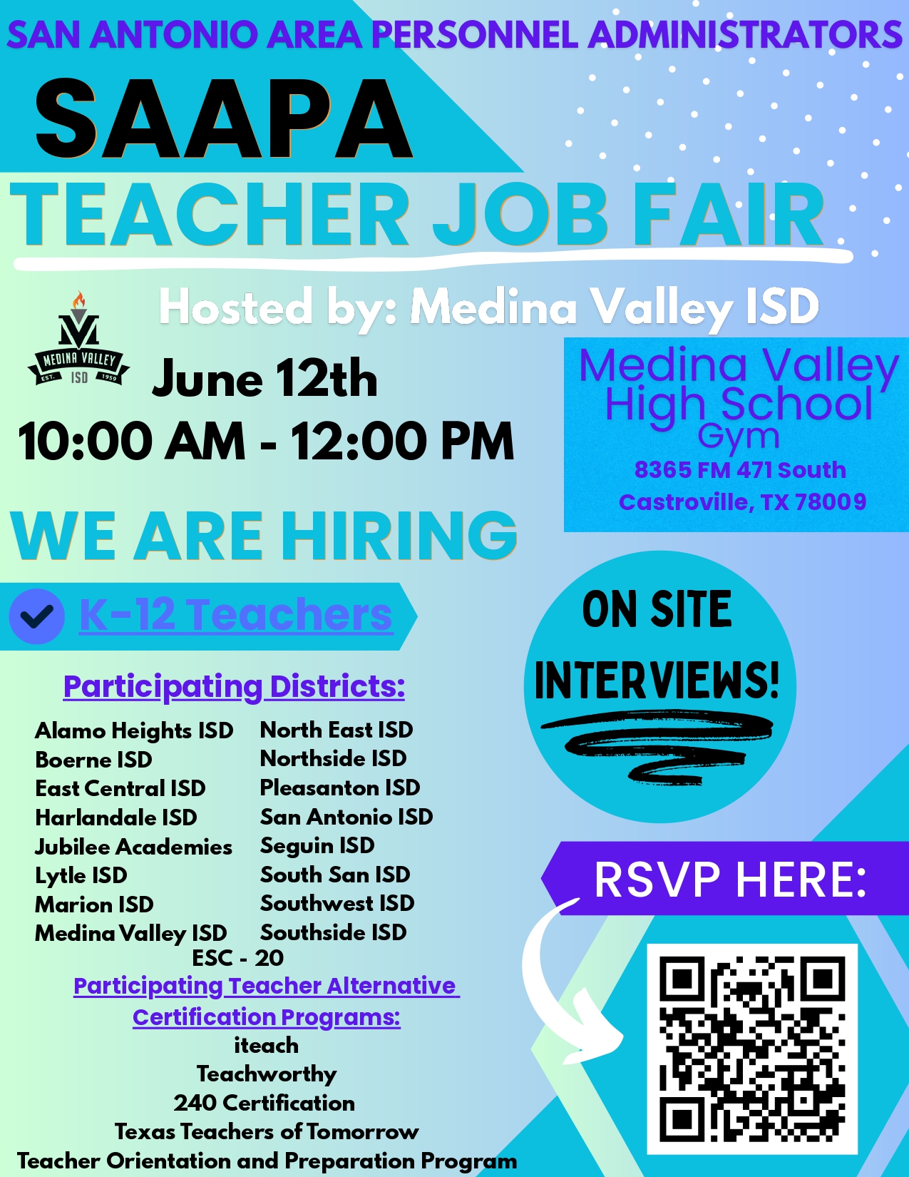Job Fairs | Northside Independent School District